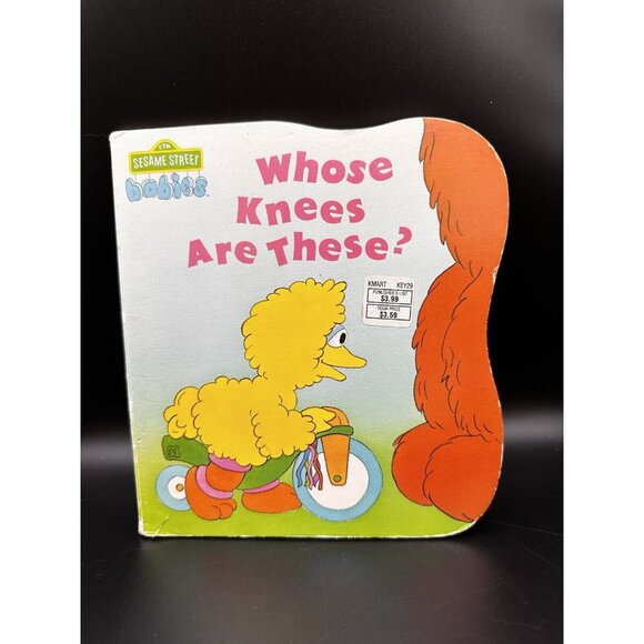 Sesame Street | Toys | Sesame Street Babies Board Book Vtg Whose Knees ...